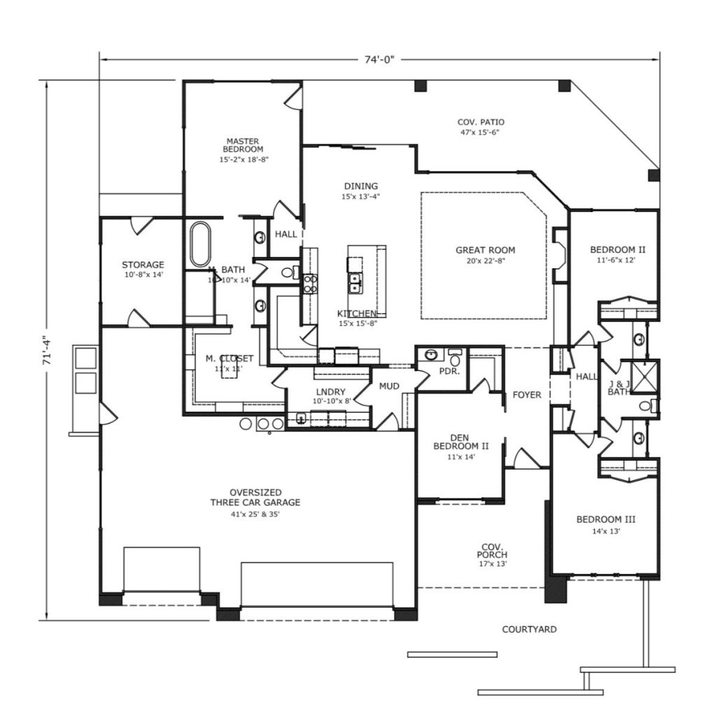 Plan 2741 - Single Story - Cortney Haslem Design